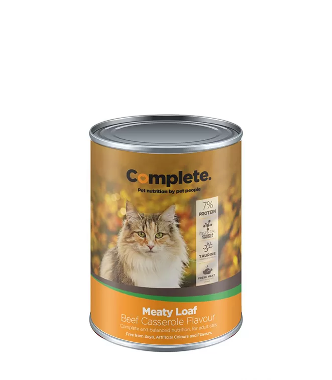 Complete Cat Can Food Beef Casserole 385g - Midrand Pet Food
