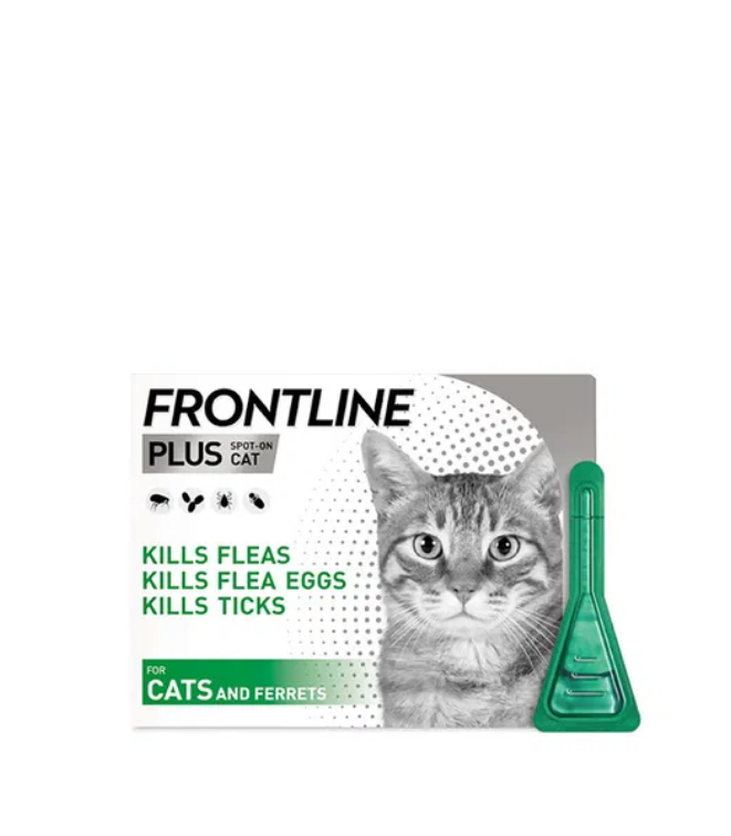 Frontline Plus for Cats - 3 Pip (Green) - Happy Paws