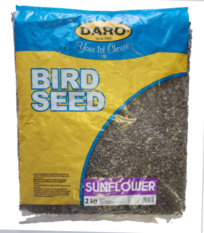 Daro Striped Sunflower Seed Bird Food 2kg - Happy Paws
