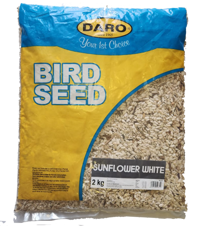 Daro White Sunflower Seed Bird Food 2kg - Happy Paws
