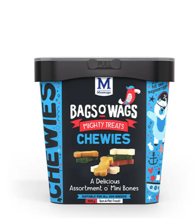 Montego Bags 'O Wags A Delicious Assortment o' Mini Bones 500g ...